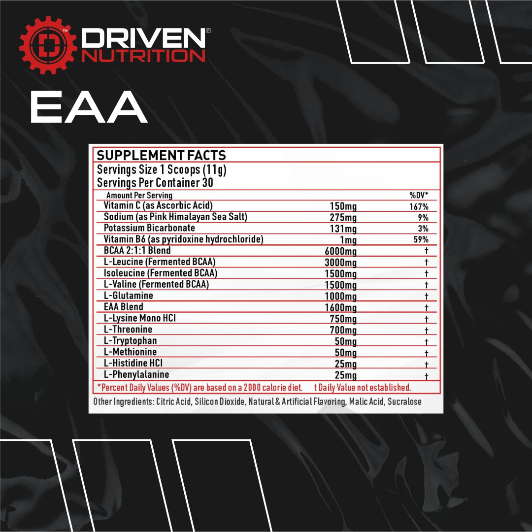 Driven EAA – Full Spectrum Essential Amino Acid Drink